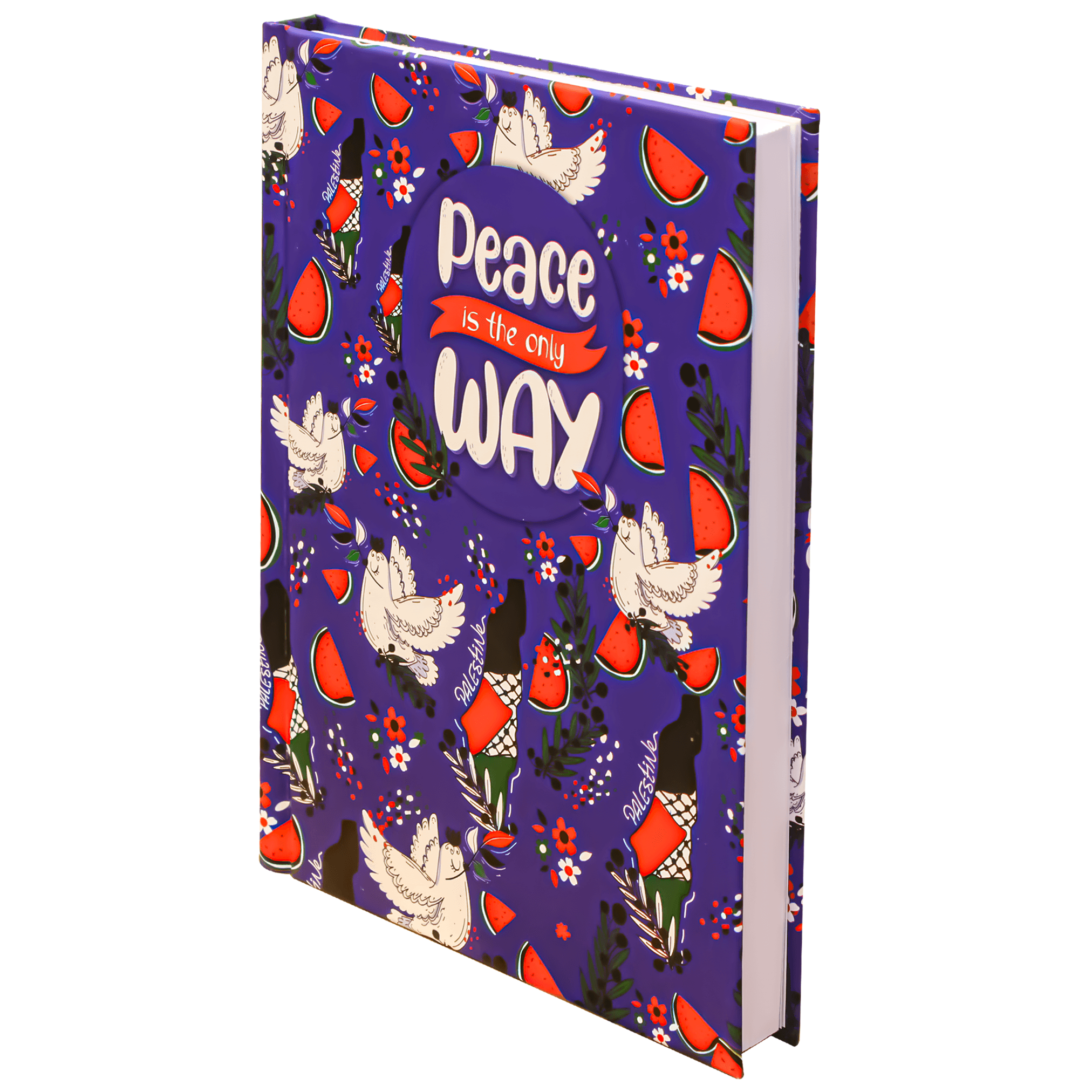 2BE Notebook A5 144 sheets - Peace Is The Only way – BumbleToys