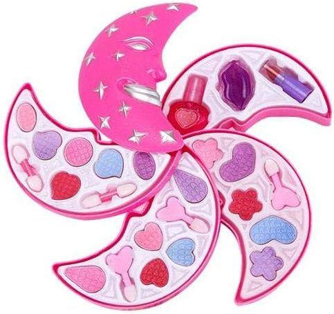 Dream Girl Makeup Box Pretend Playtoy Set Princess Moon Makeup Kit ...