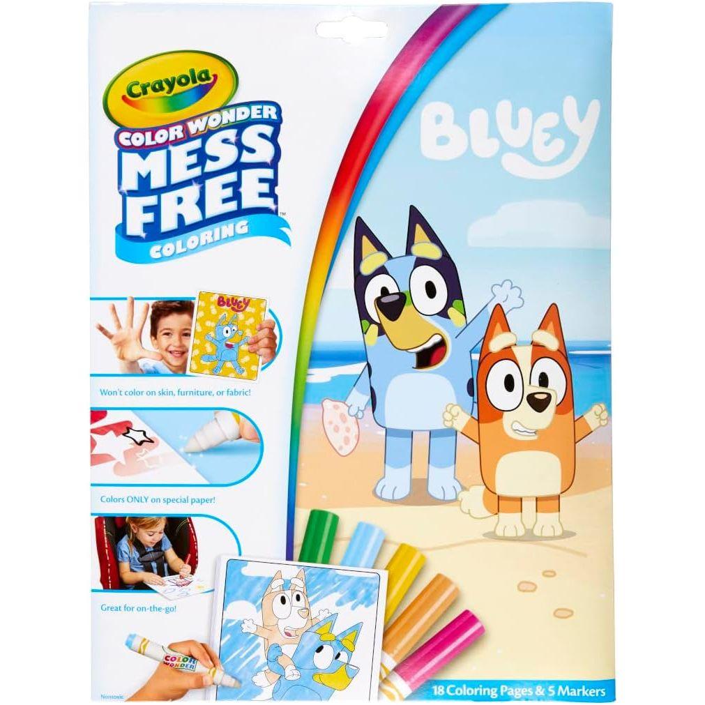 Crayola Bluey Color Wonder Coloring Book Pages & Markers, Mess Free Co ...