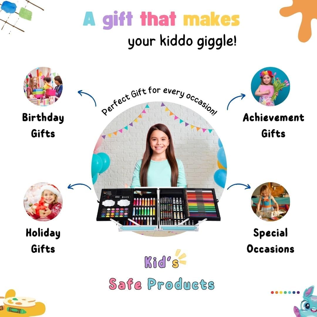 Universe 145 PCS Colour Suitcase Box Set for Kids | Colour Suitcase Ki ...