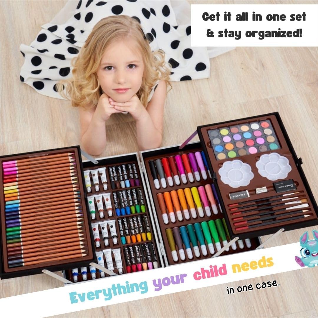 Universe 145 PCS Colour Suitcase Box Set for Kids | Colour Suitcase Ki ...