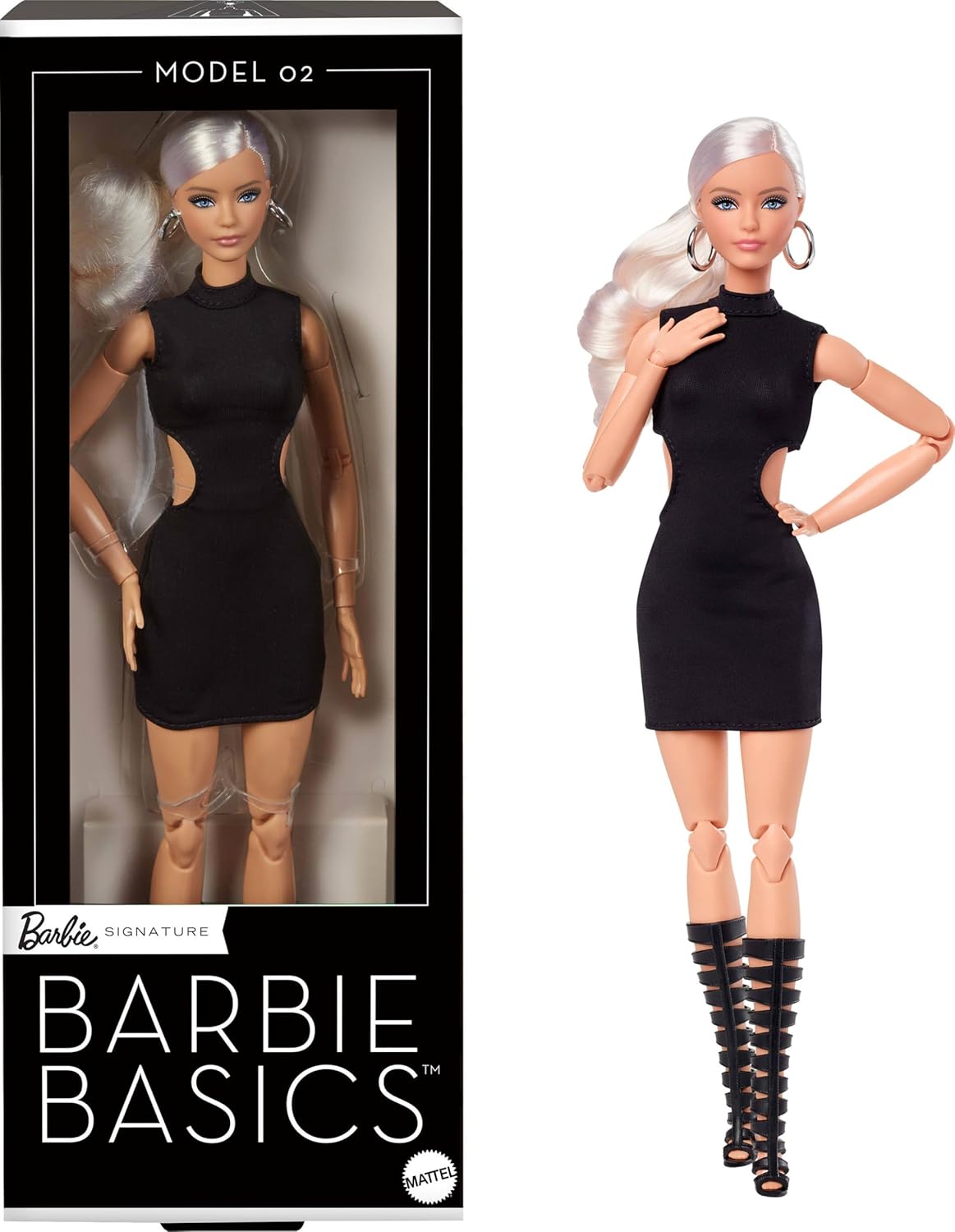 Mattel Barbie Basics Model 02 Collector Doll with Blonde Hair, Black M ...