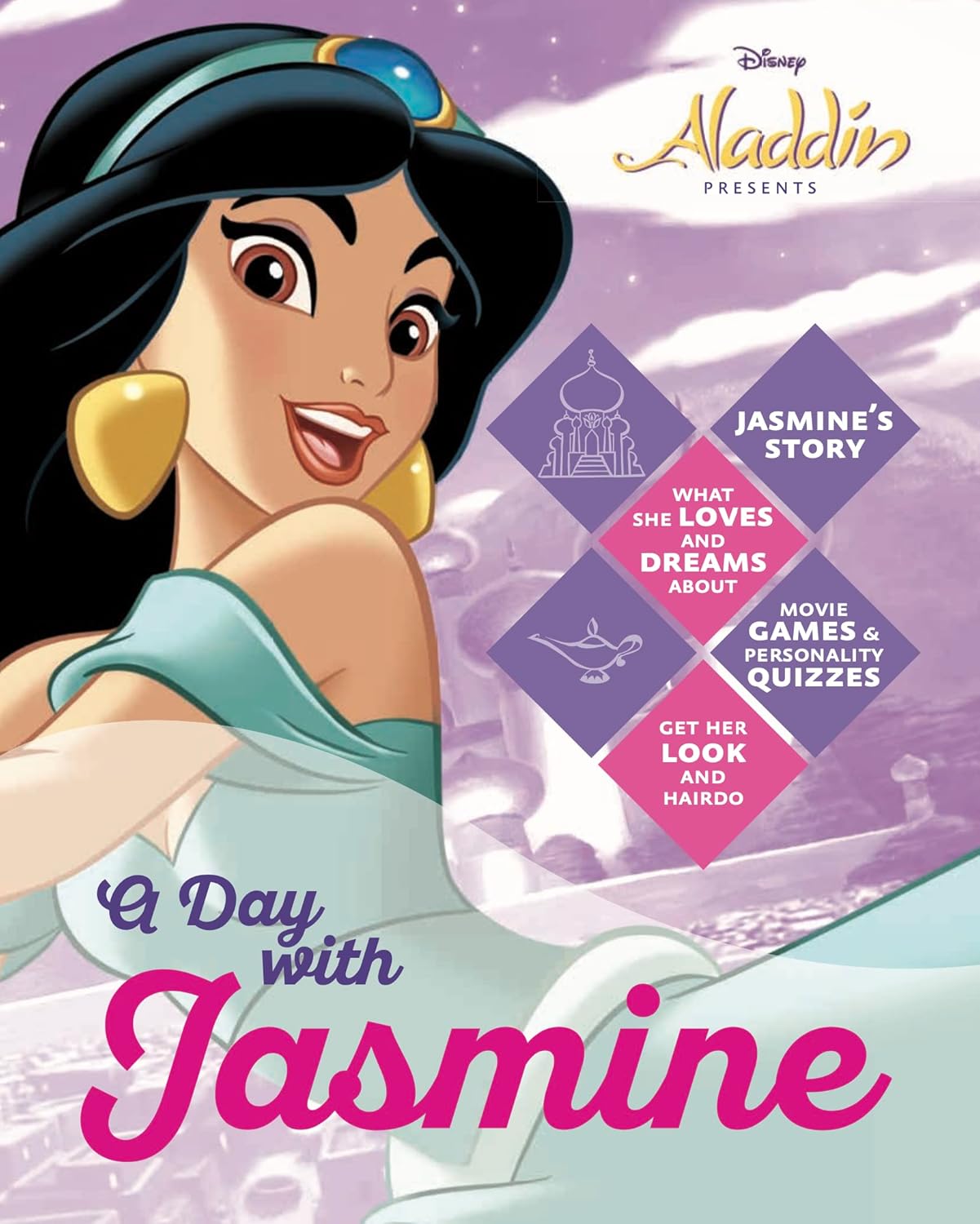 Disney's Aladdin A Day with Jasmine Story Book – BumbleToys