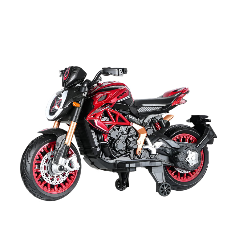 12V Kids Electric Ride-On Motorbike – 550W Motor, LED Lights, Music ...