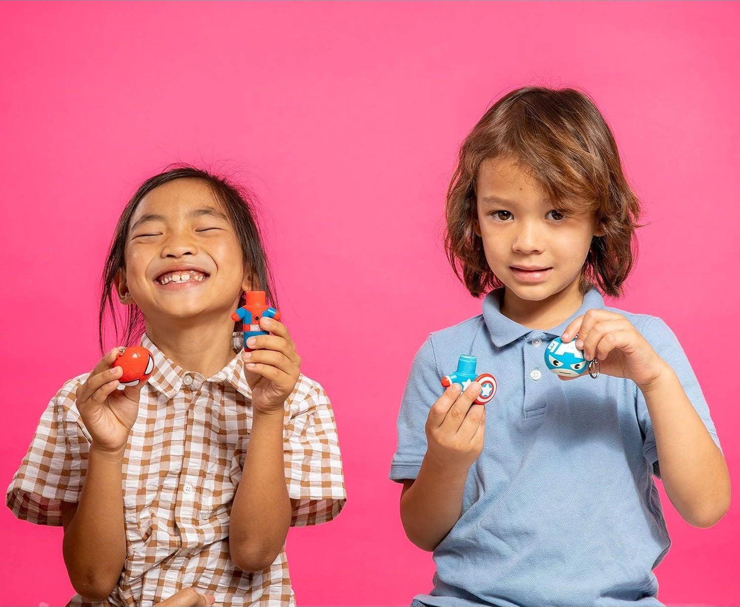 Lip Smacker Marvel Spiderman and Captain America Superhero Flavored Li ...