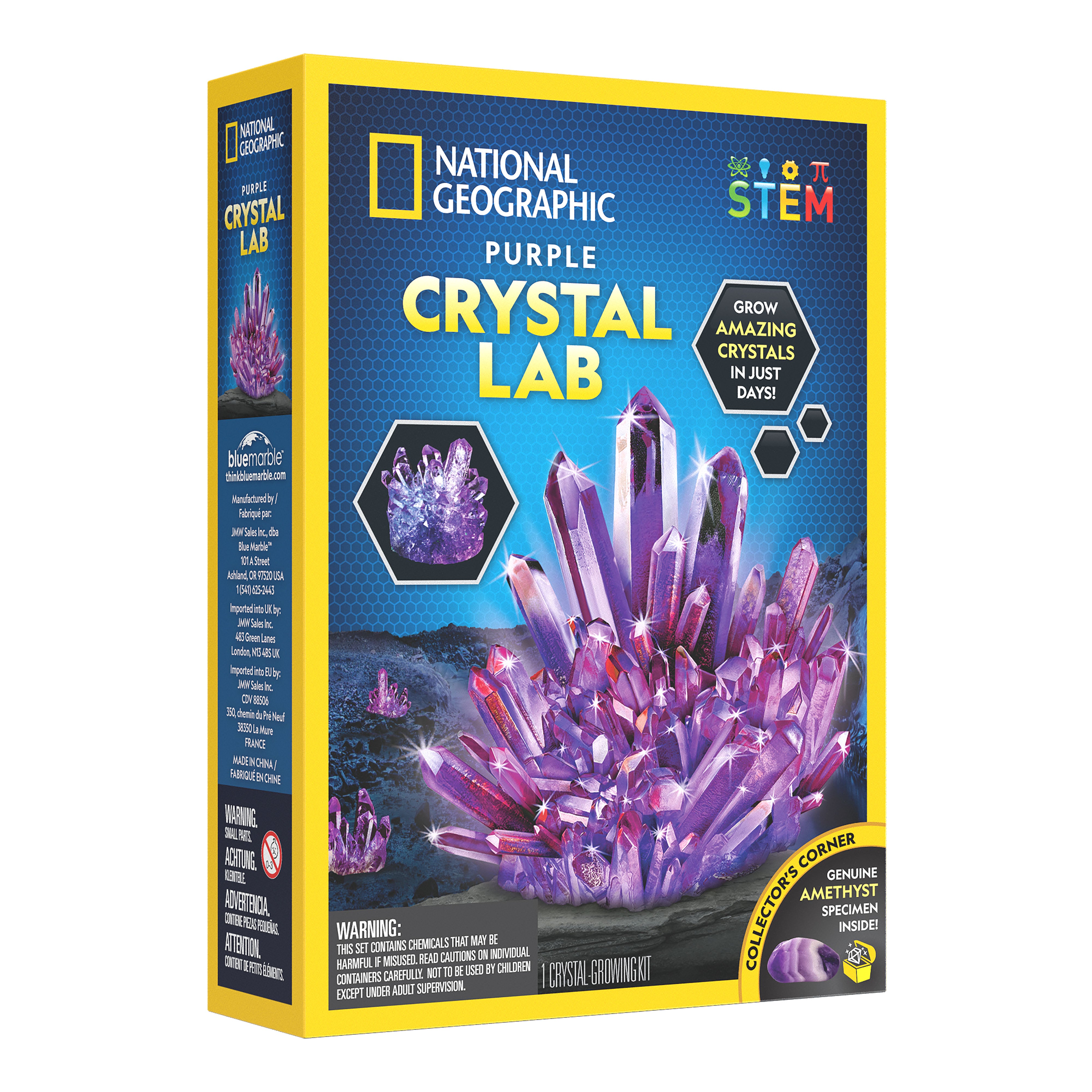 National Geographic Purple Crystal Growing Lab – BumbleToys