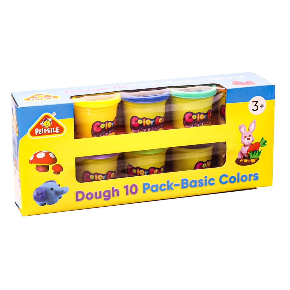 Master Toys Dough 10 Pack – Basic Colors – BumbleToys