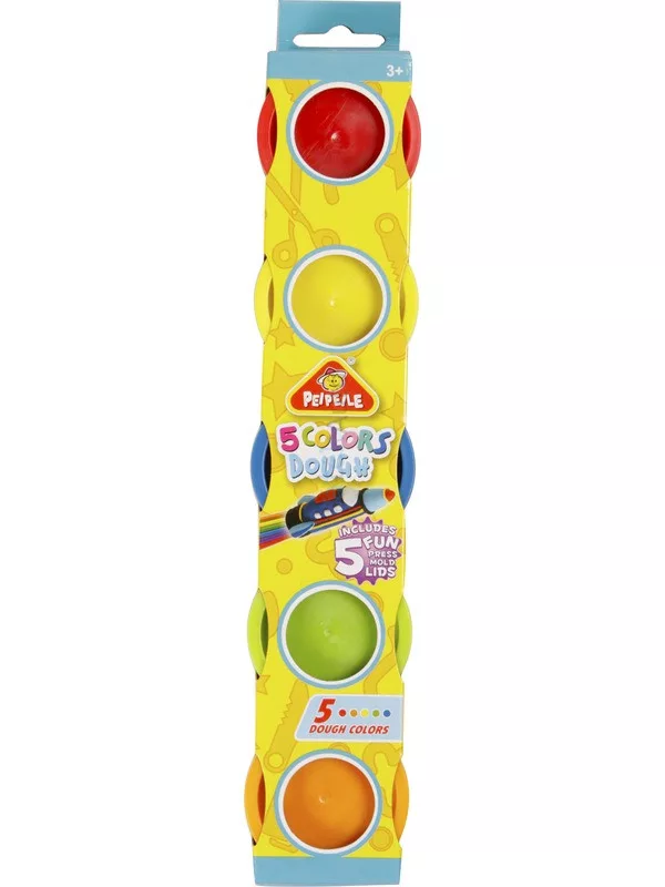 Master Toys 5 Colors Dough Set – Fun Modeling Clay for Kids – BumbleToys