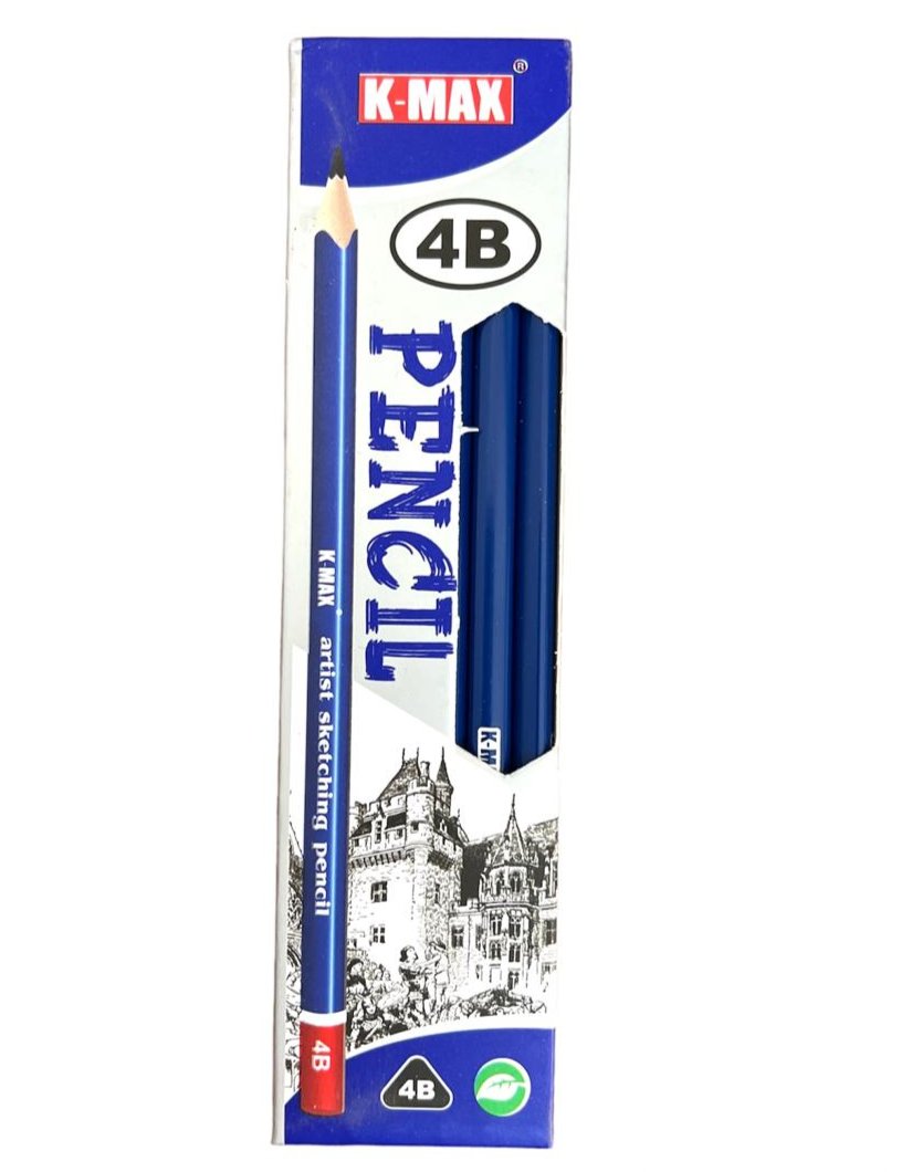 K-MAX artist sketching pencil (4B) - pack of 12 – BumbleToys