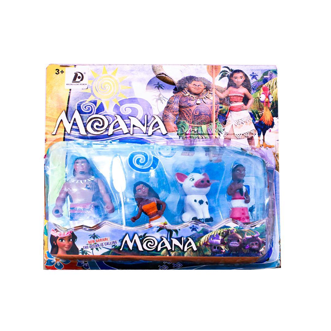 Moana 4-Pack Figure Set - Maui, Moana, Pua, and Hei Hei - Disney Adven ...