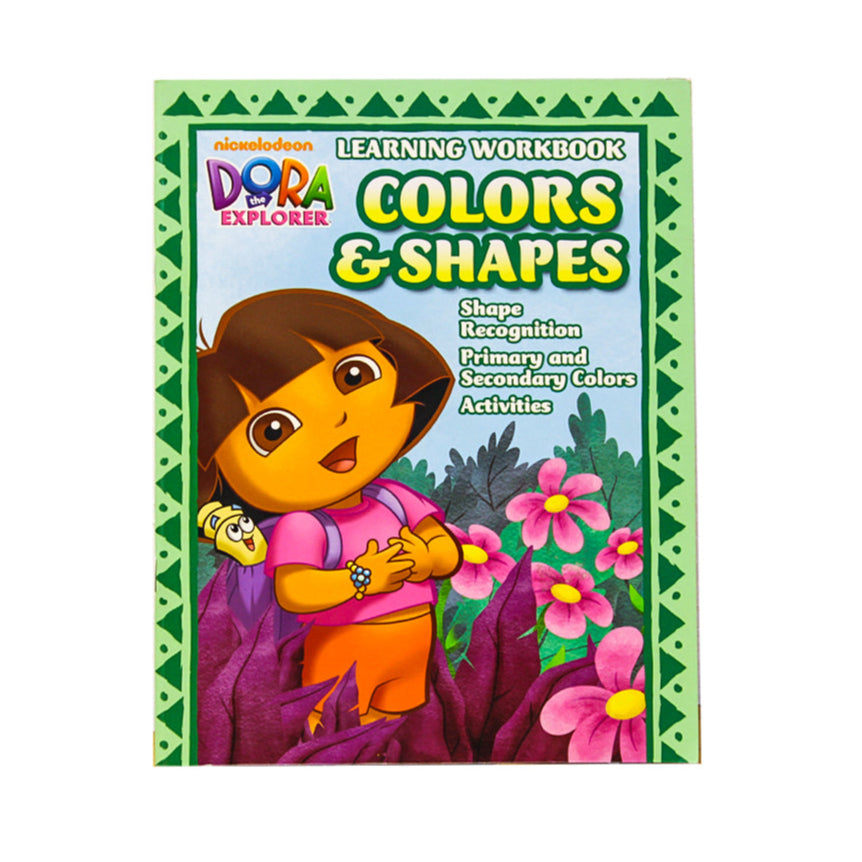 Nickelodeon Dora The Exploror Learning Workbook Colors & Shapes ...