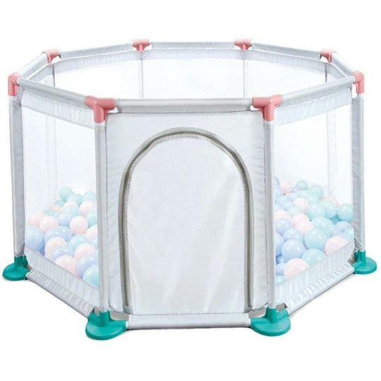 Baby Safety Fence Baby Playpen With 50 Ocean Balls – BumbleToys